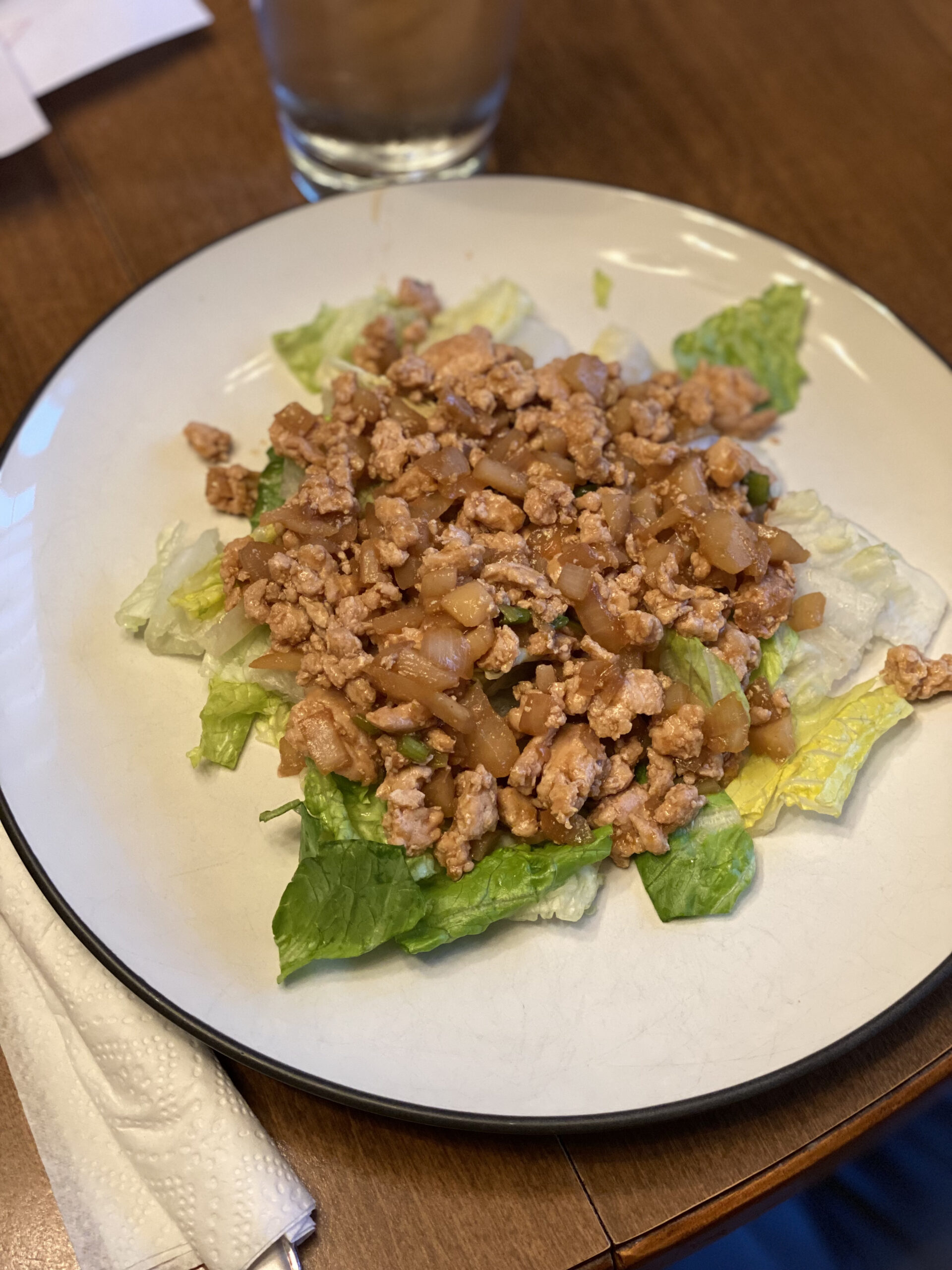 Chicken Lettuce Wrap Salad – Around Our Family Table